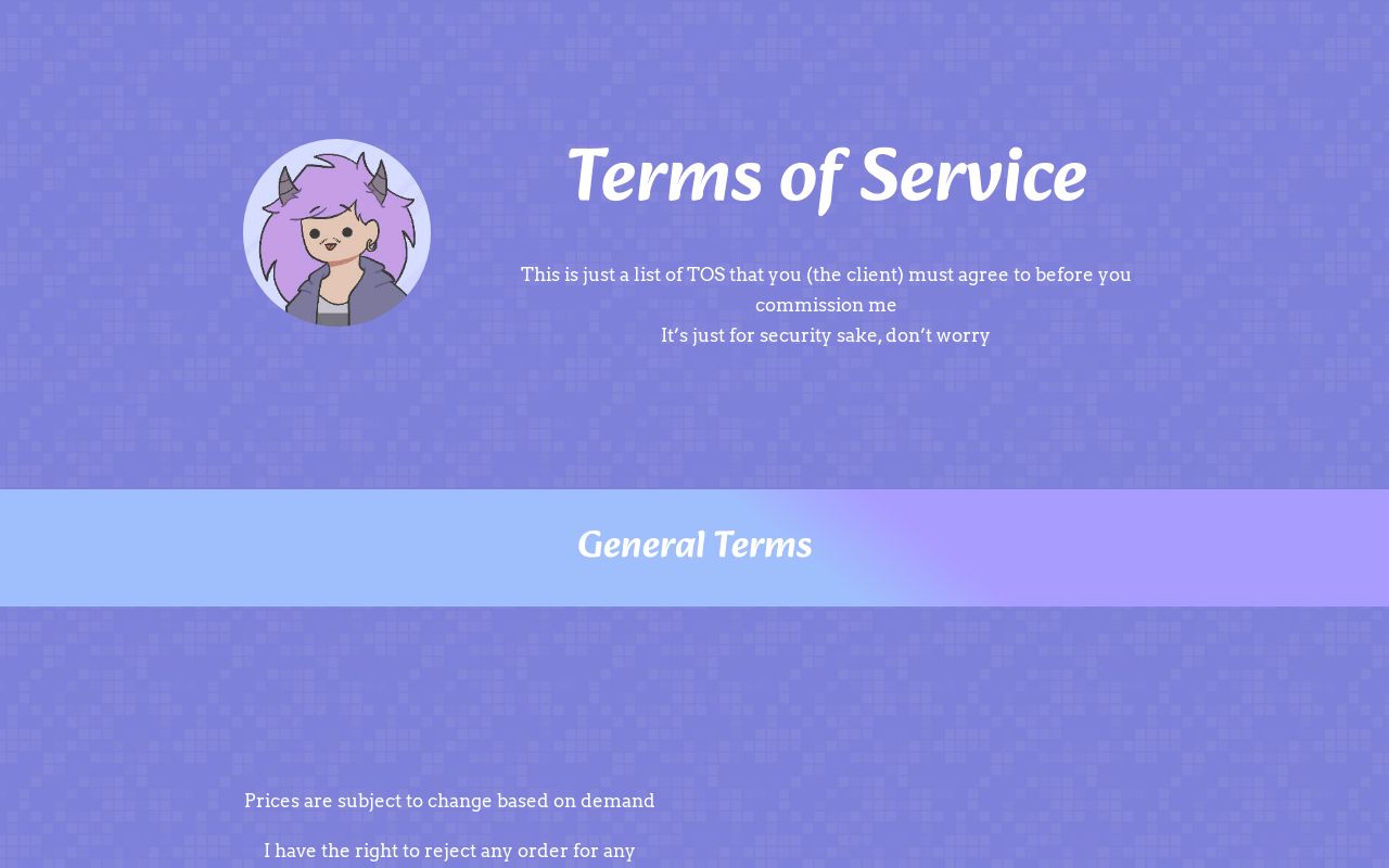 Term of services